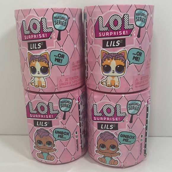 Toys | Lol Surprise Lils Make Over Series Lil Pets Or Sisters Lot Of 4 ...